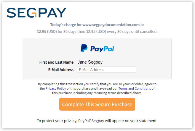 PayPal Integration Guide